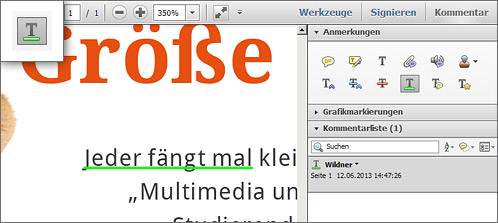 Blog – Korrekturhinweise in PDFs vermerken - Wildner+Designer - Die ...